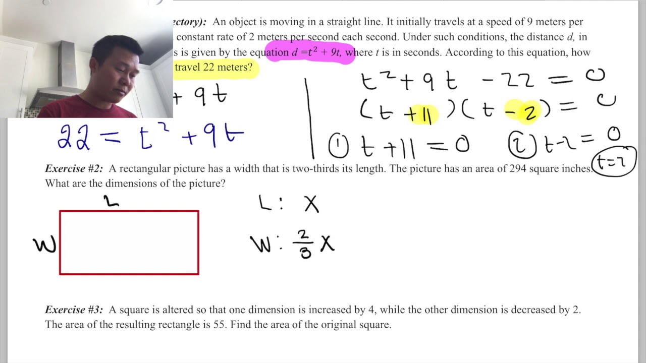 Algebra 1 Applications Of Quadratic Functions YouTube algebra-1-applications-of-quadratic-functions-youtube
