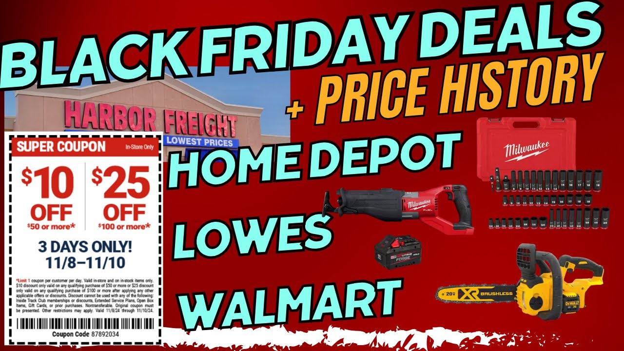 Harbor Freight Super Coupon and Home Depot Deals #deals #blackfriday ...