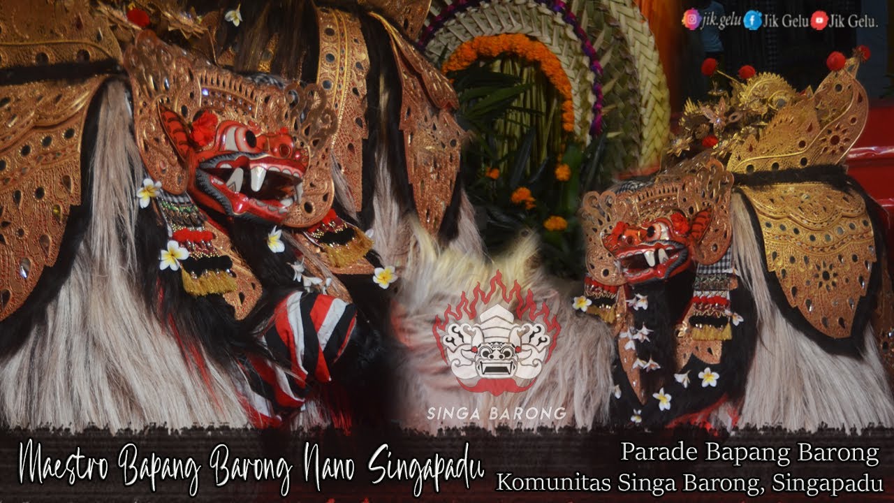 Bapang Maestro Nano Singapadu | Parade Barong Komunitas Singa Barong ...