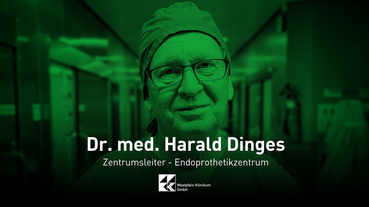 Dr. med. Harald Dinges - Zentrumsleiter Endoprothetikzentrum - YouTube
