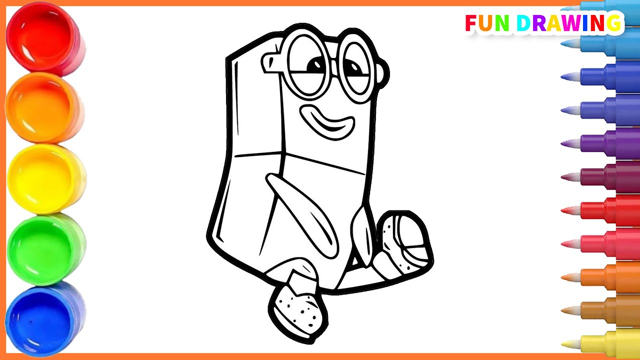 Drawing Numberblocks 2 | Draw and Coloring | FUN DRAWING - YouTube