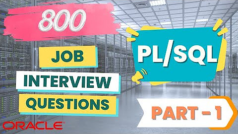 ORACLE PL/SQL INTERVIEW QUESTIONS - YouTube