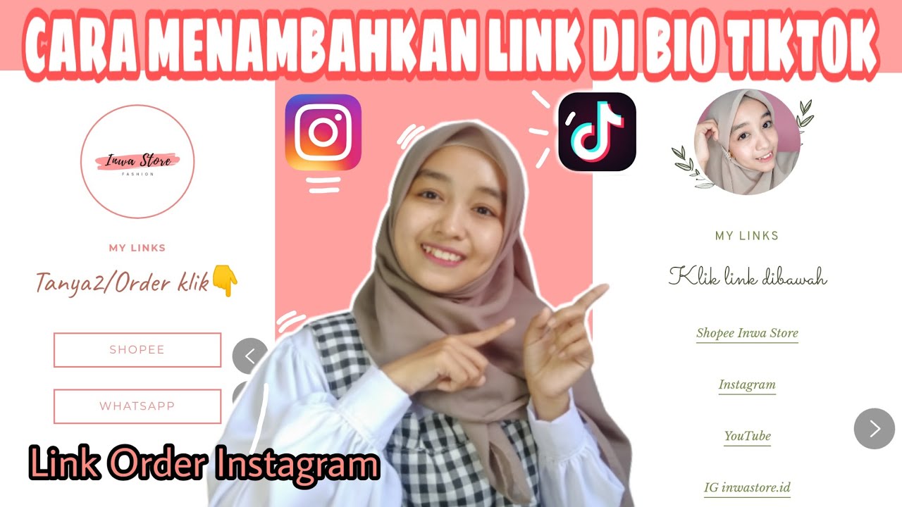 CARA MENAMBAHKAN BANYAK LINK DI BIO TIKTOK DAN INSTAGRAM - YouTube