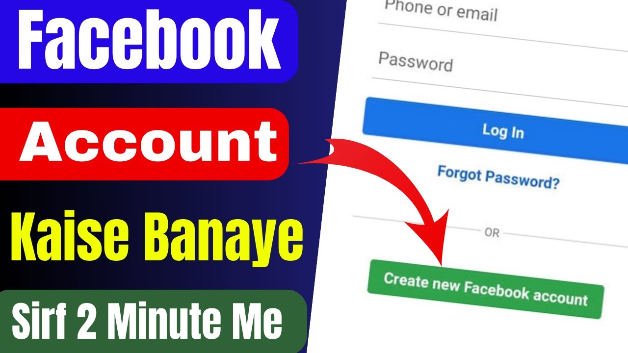 How To Create Facebook Account 2024 | Facebook Account Kaise Create ...