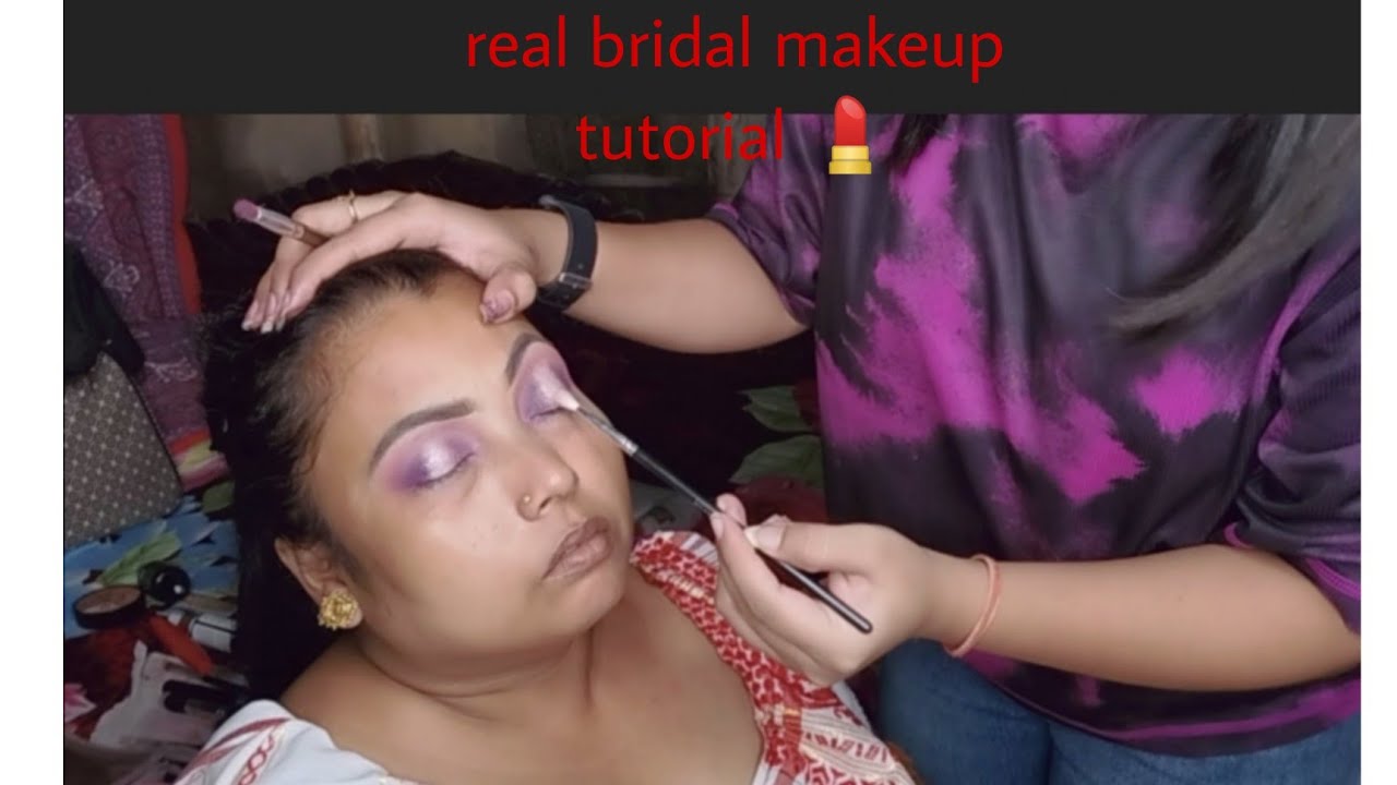 Step By Step Real Bridal Makeup Tutorial 💄 Youtube