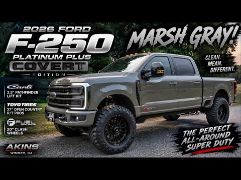 We Built the PERFECT Marsh Gray Ford F-250! | Platinum Plus Covert Edition