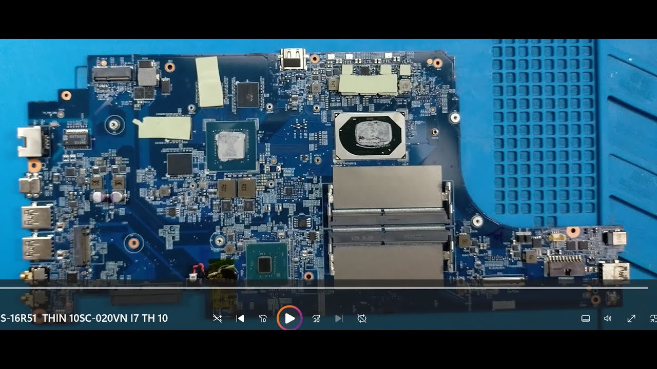 MSI GF63 MS 16R5 MS 16R51 THIN 10SC 020VN I7 TH 10 - YouTube