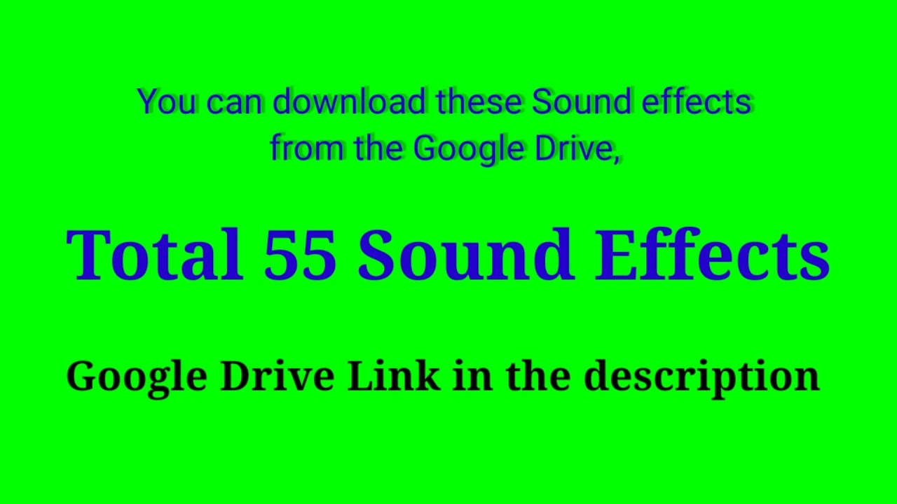 Sound effects Royalty Free | No Copyright Sound Effects | sound effects ...
