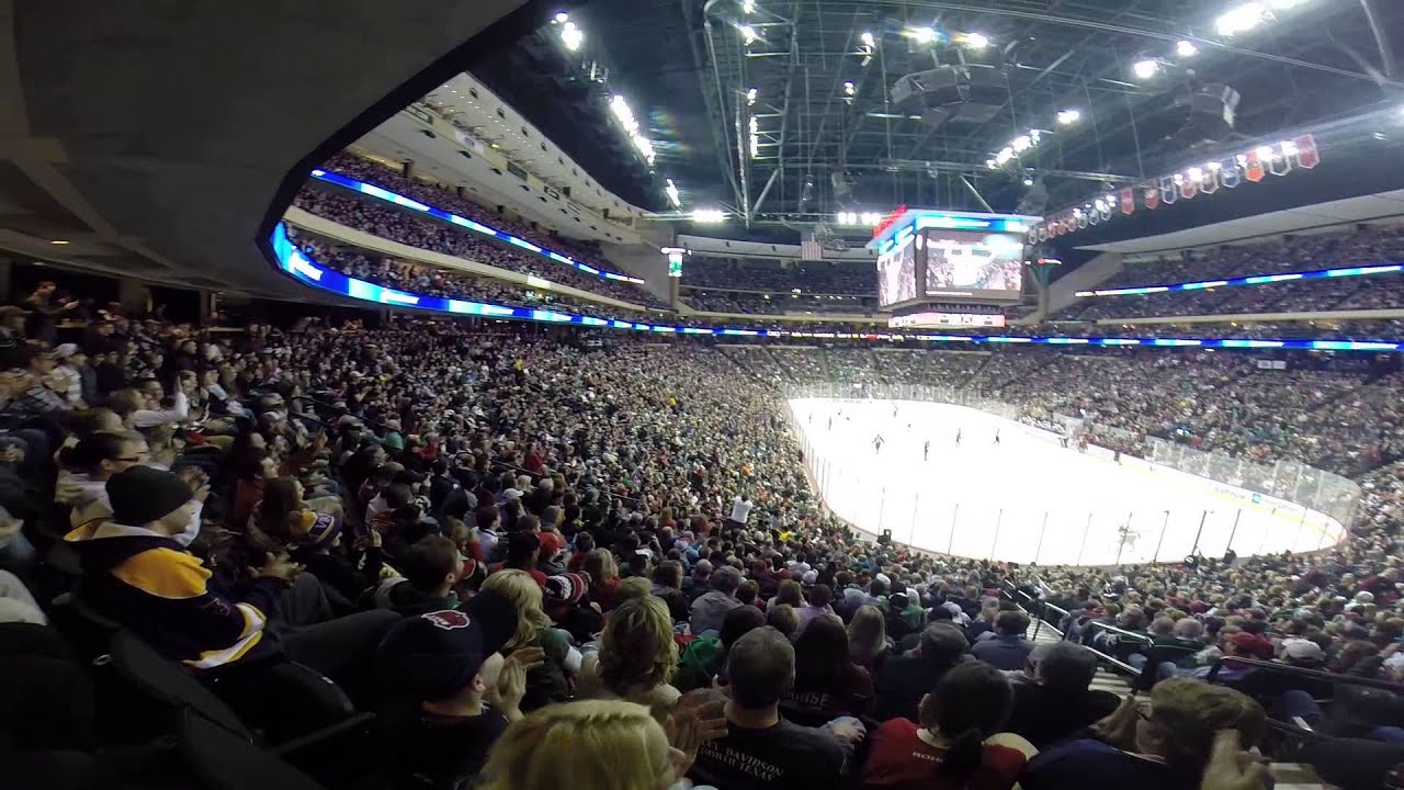 Wild Hockey fan dancing crazy - YouTube