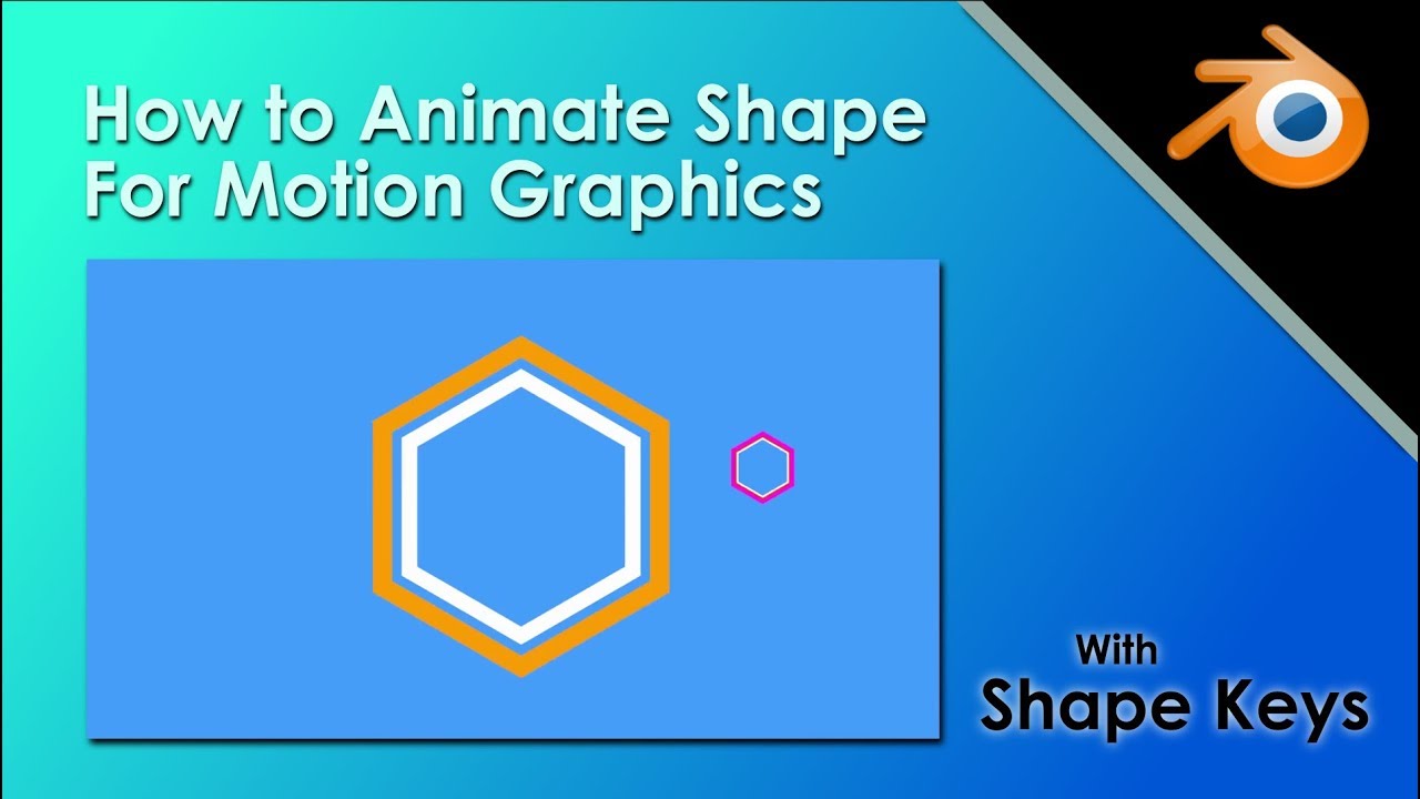 How to make motion graphic shape in Blender 2.82 - YouTube