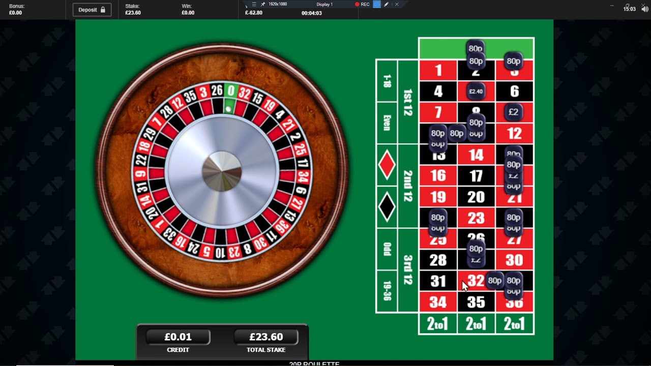 20p Roulette, FOBT,💥 🎰💰 & More!! - YouTube