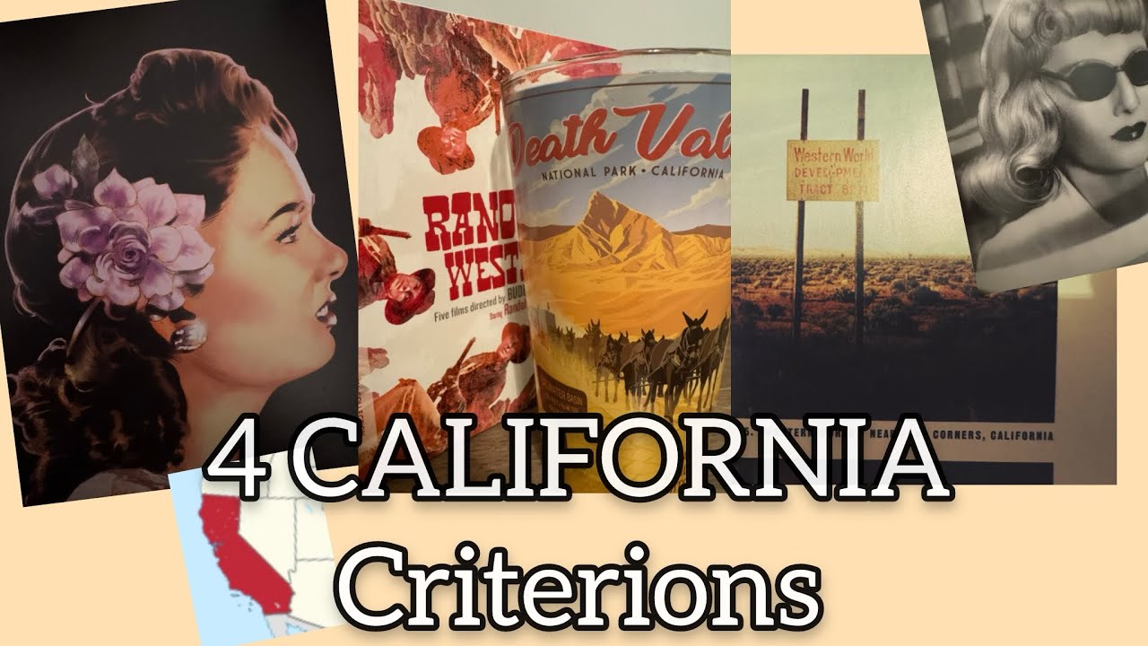 4 California Criterion Collection Films - YouTube