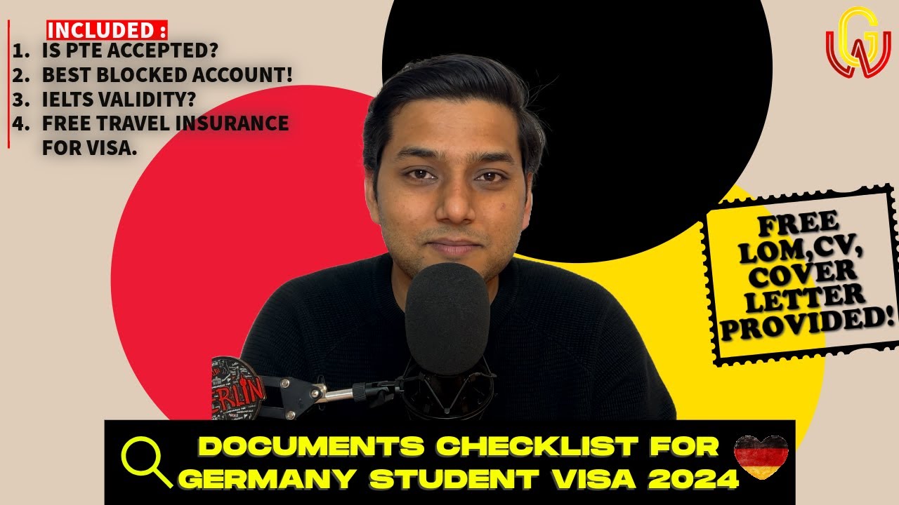 Crack the Code: The Complete Germany Student Visa Document Checklist ...