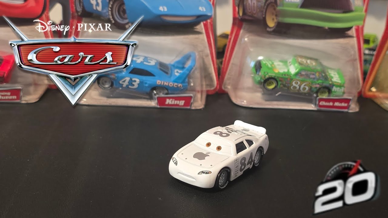Disney Cars Apple I-Car AKA Matthew Overtaker (20th Anniversary edition ...