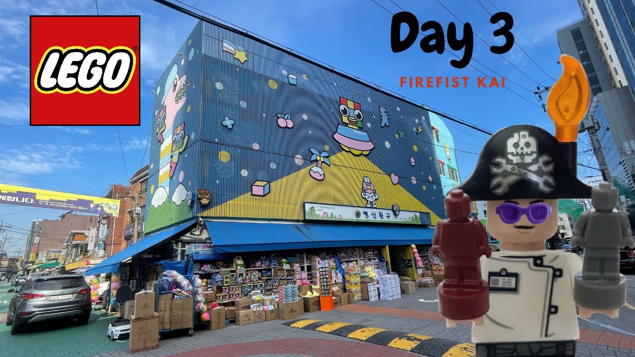 Journey to Korea 🇰🇷- Day 3 🧸: Hidden Korea LEGO Toy Store ! MyungShin ...
