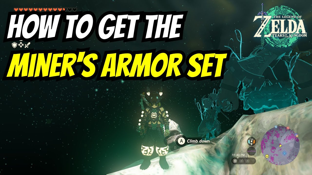 How to get the Miner's Armor Set in Tears of the Kingdom | Miner's Armor Set TOTK - YouTube