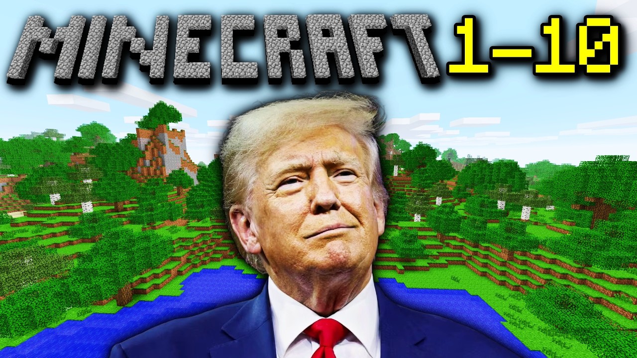 President Plays Minecraft Beta 1-10 - YouTube