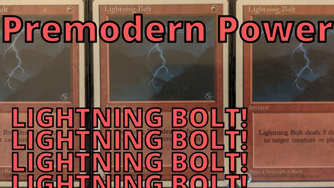 Alpha Lightning Bolt Mtg