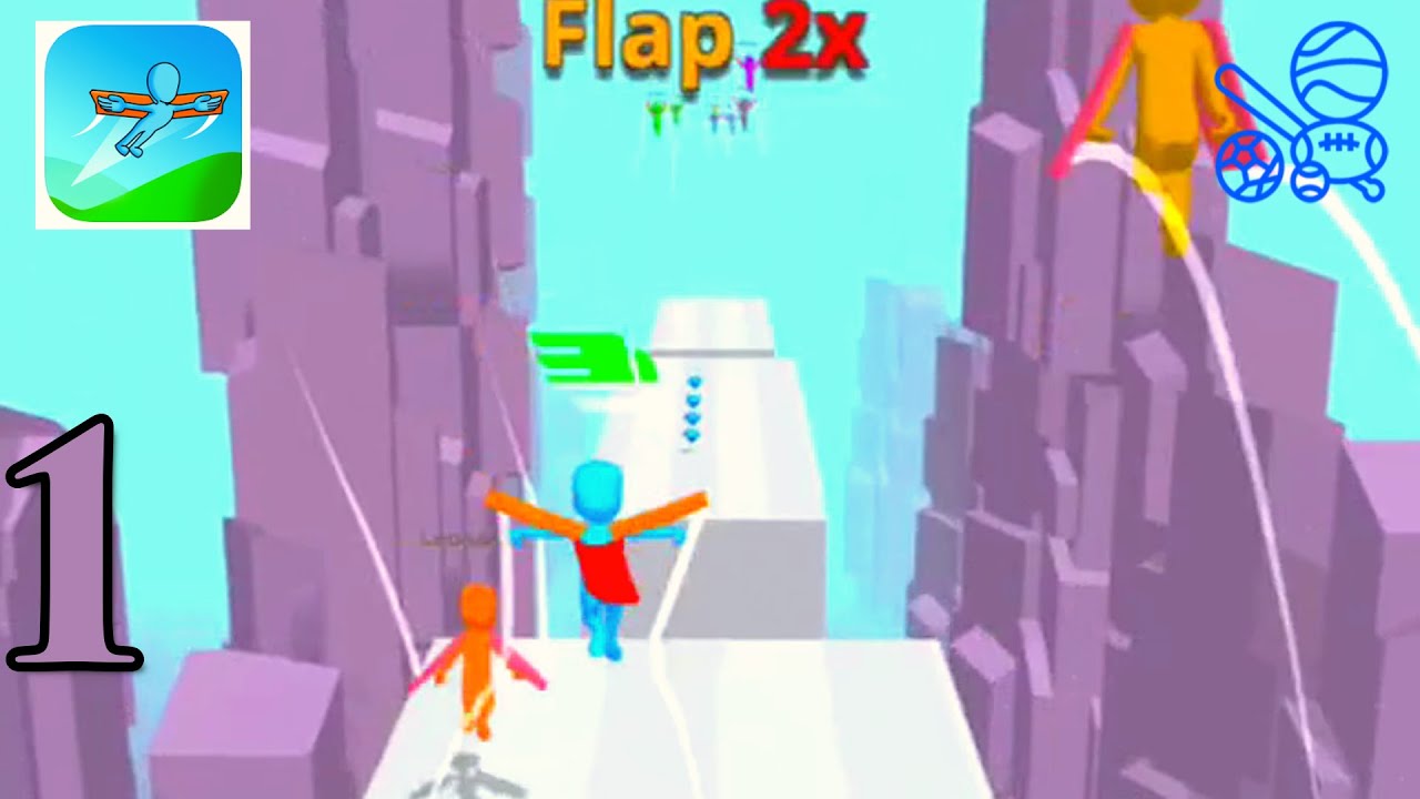 Human Can Fly Game - Human Can Fly All Levels! - Gameplay Part 1 - YouTube
