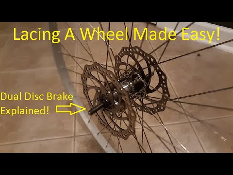 Lacing a wheel Is Easy! (Dual Disc Brake Setup Shown!) - YouTube