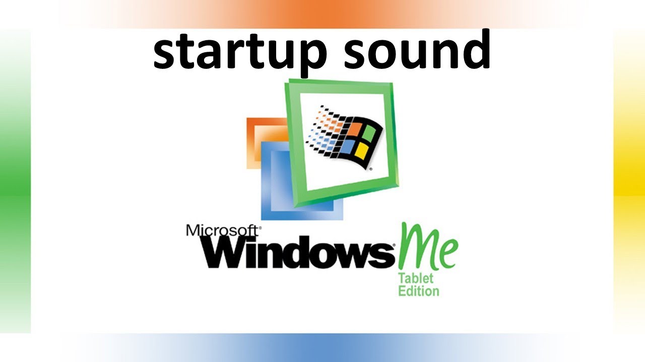 Windows ME millenium edition startup sound - nostalgic menu #windowsme ...
