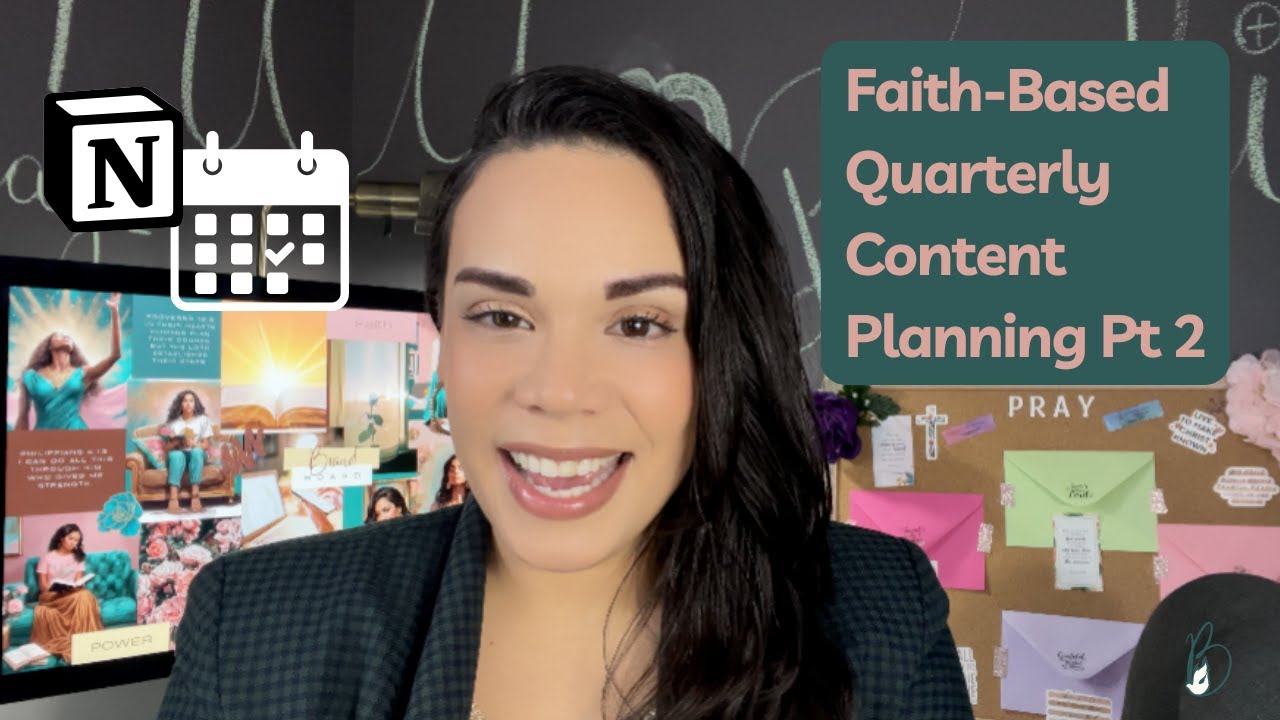 Get Organized & Take Action Quarterly Content Planning for Christian Women Entrepreneurs ...