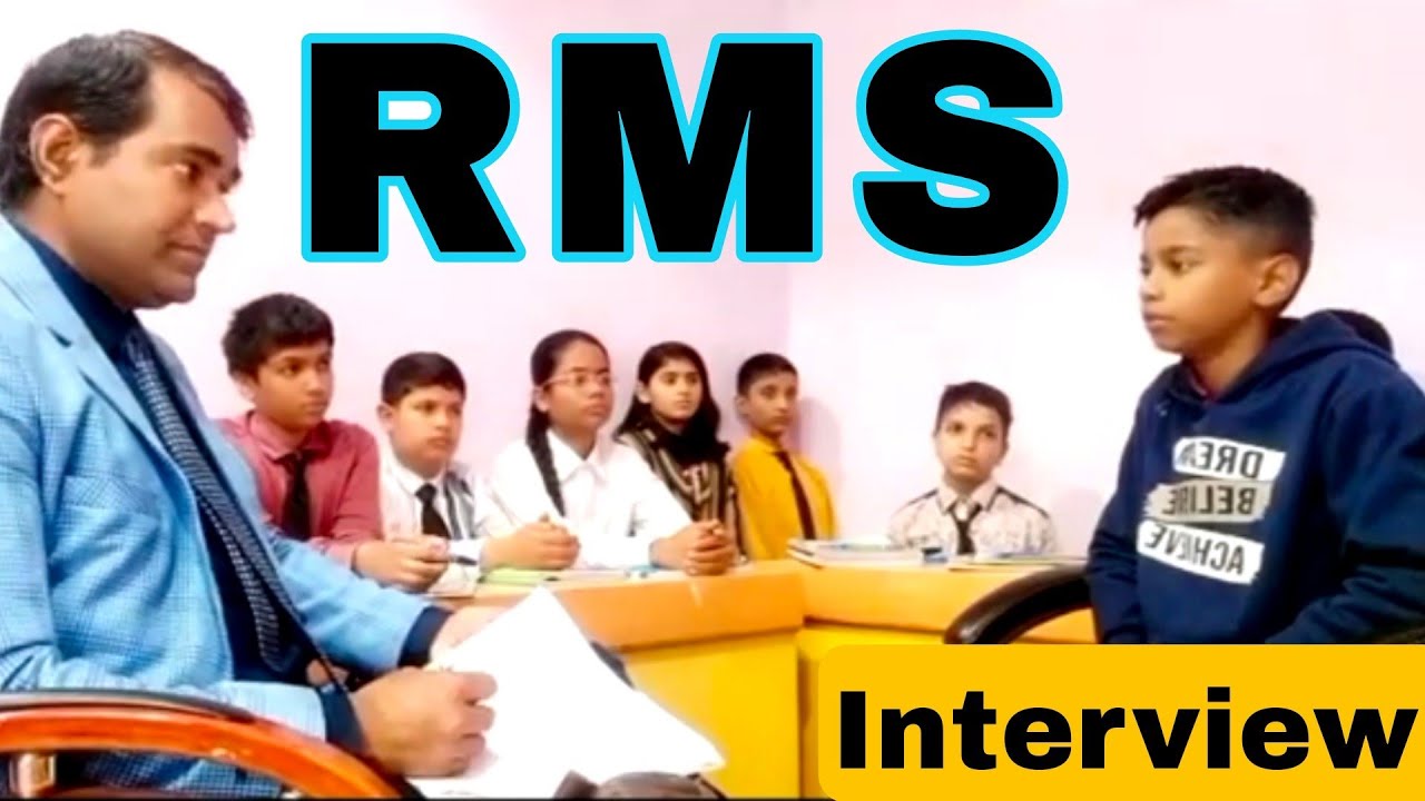 Rms school mock interview video | Selected in Military school Bangalore ...