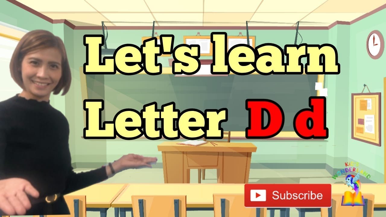 Let's learn letter D d - YouTube