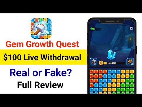 Gem Growth Quest App Real or Fake | Gem Growth Quest App Payment Proof ...