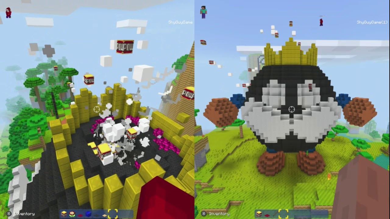 Blowing Up King Bob-omb In Minecraft - YouTube