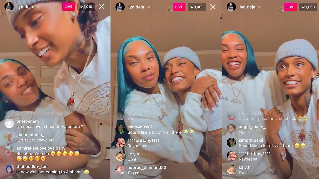 RaySoWavyy & Lyndeja Double Date On IG Live With Jazz and Crystal ...
