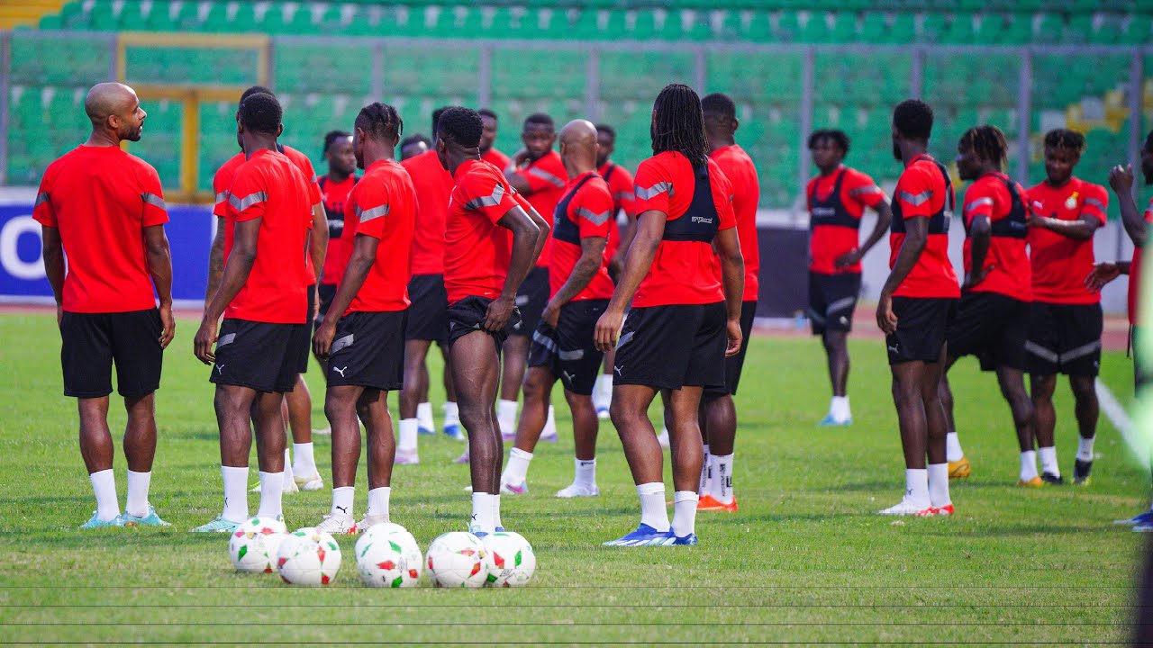 BLACK STARS FULL FINAL TRAINING SESSION AHEAD OF MADAGASCAR CLASH - 25 ...