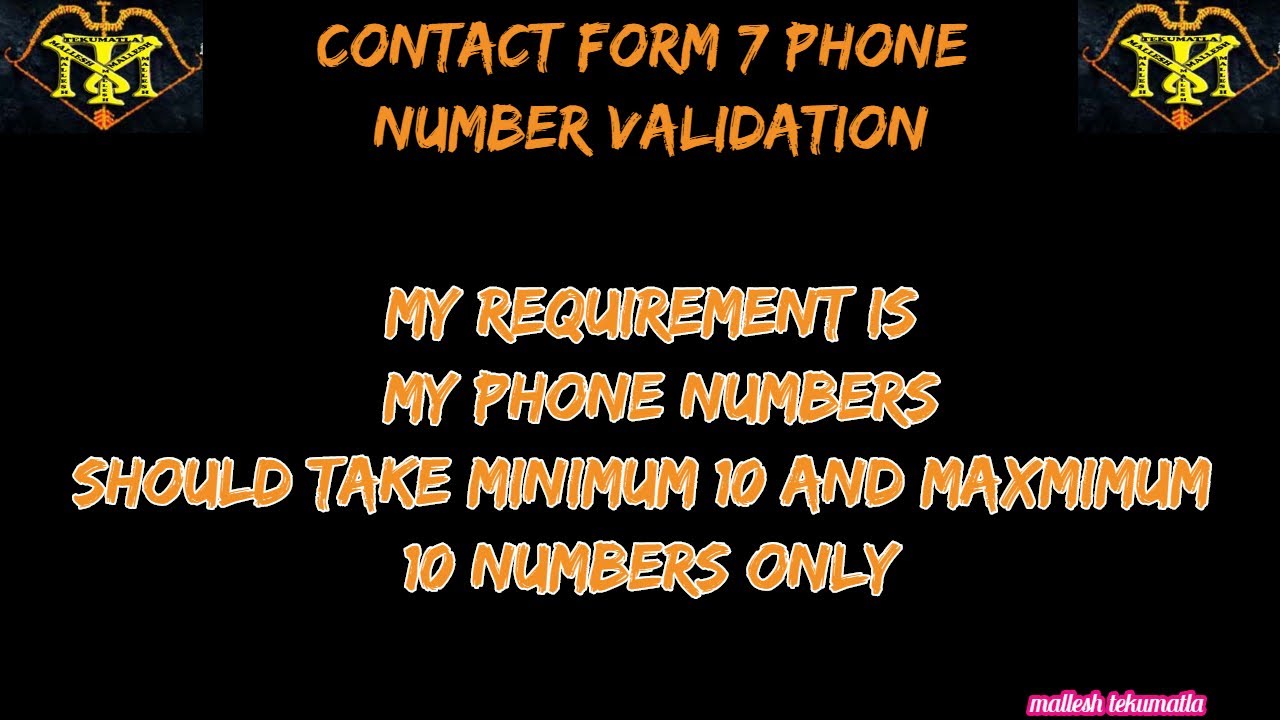 Contact Form 7 Phone Number Validation wordpress Phone Number contact-form-7-phone-number-validation-wordpress-phone-number