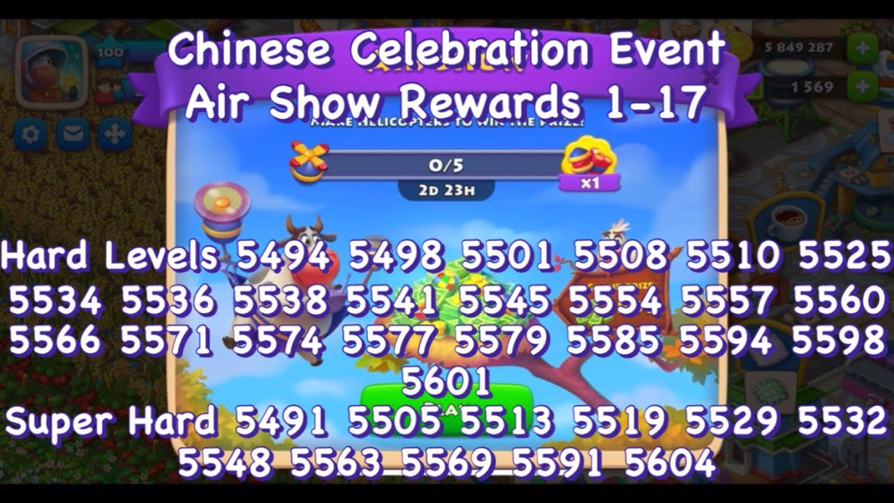 Township : Chinese Celebration | Colorful Puzzle Levels | Hard & Super ...