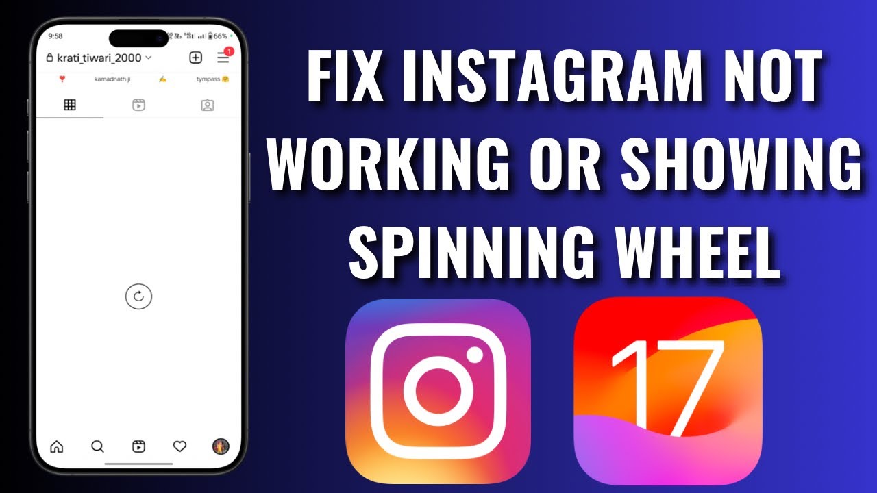 How To Fix Instagram Is Not Working Or Showing Spinning Wheel - YouTube