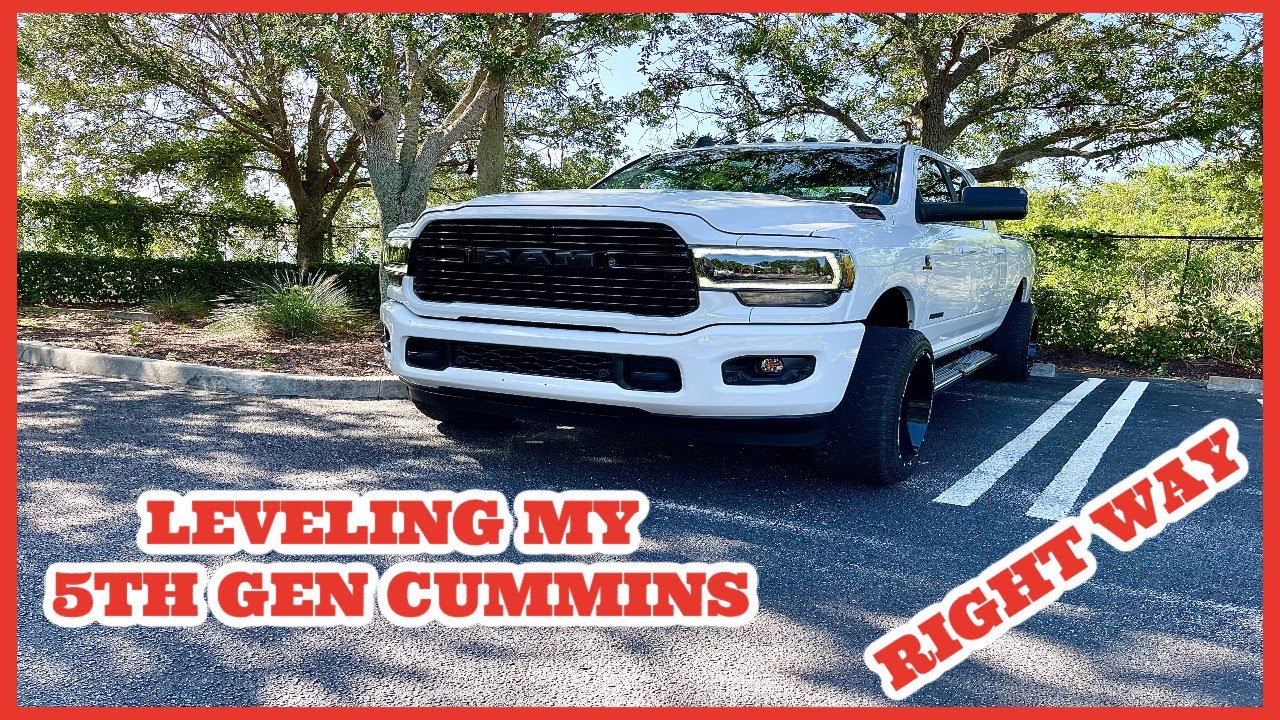 5TH GEN CUMMINS LEVELING KIT INSTALL(THE RIGHT WAY) - BILSTEIN B8 5162 ...