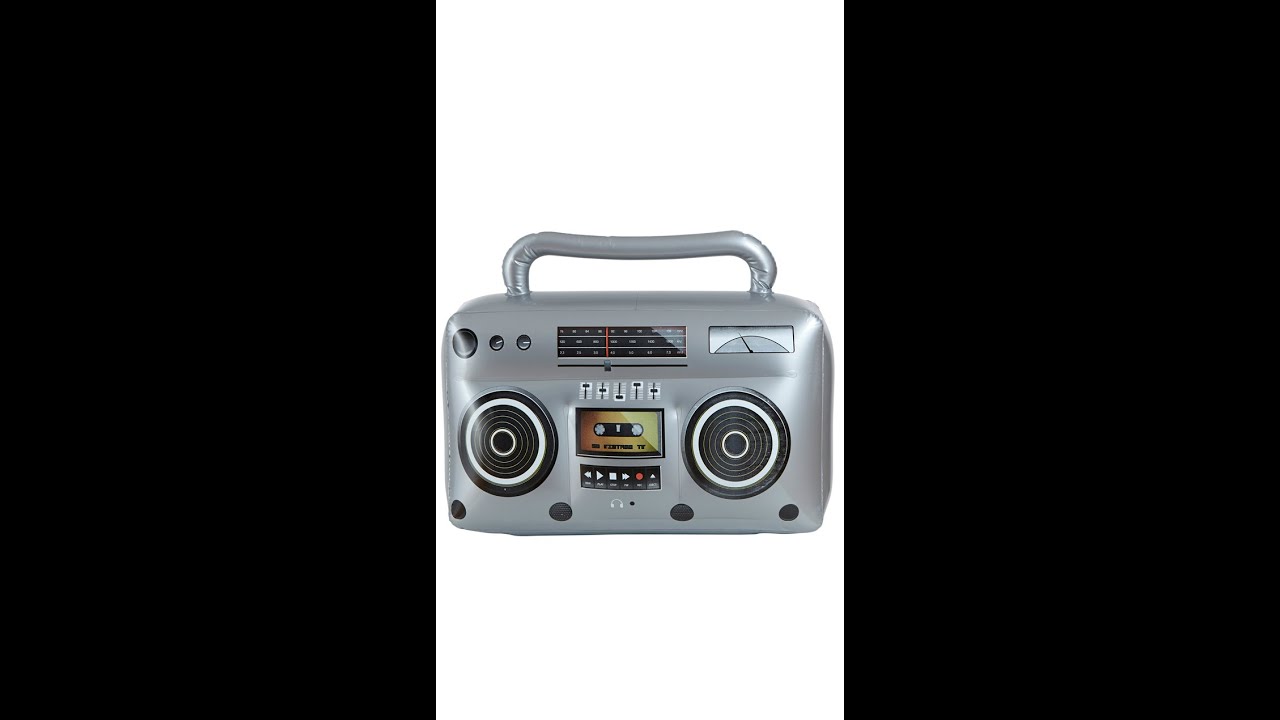 04818 - "INFLATABLE RADIO" 50 cm - YouTube