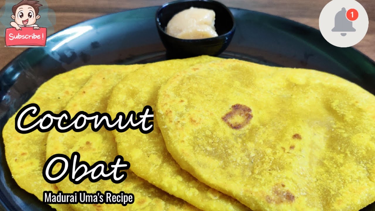 Obat Recipe in Tamil|| தேங்காய் போலி - YouTube