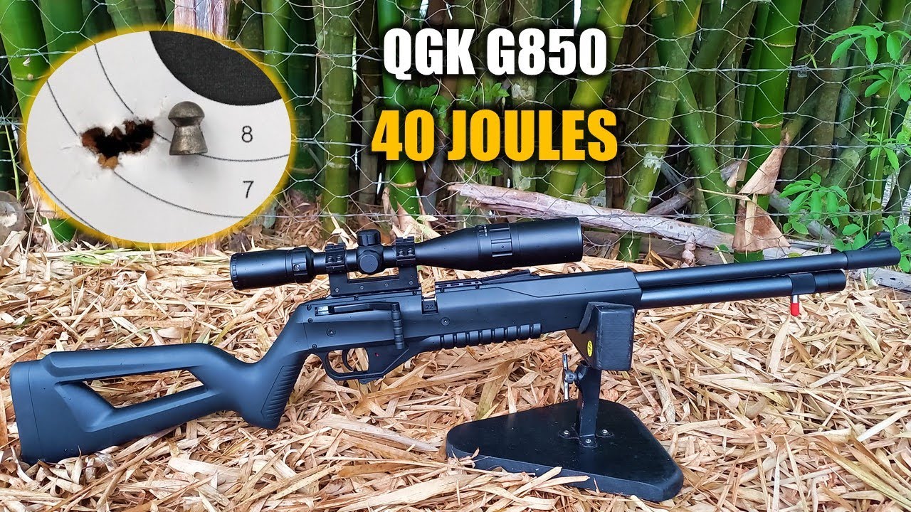 CARABINA QGK G850! 40 JOULES E MUITA PRECISÃO - YouTube
