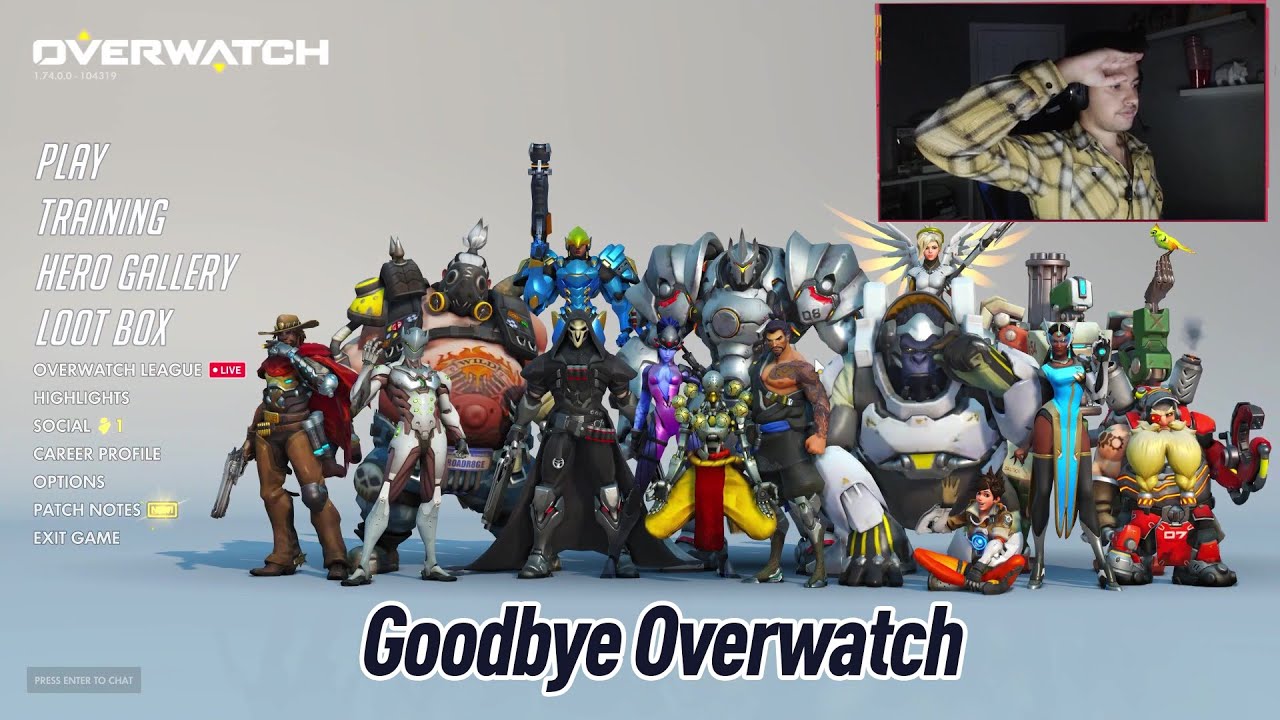 GOODBYE OVERWATCH (The final day of Overwatch) - YouTube