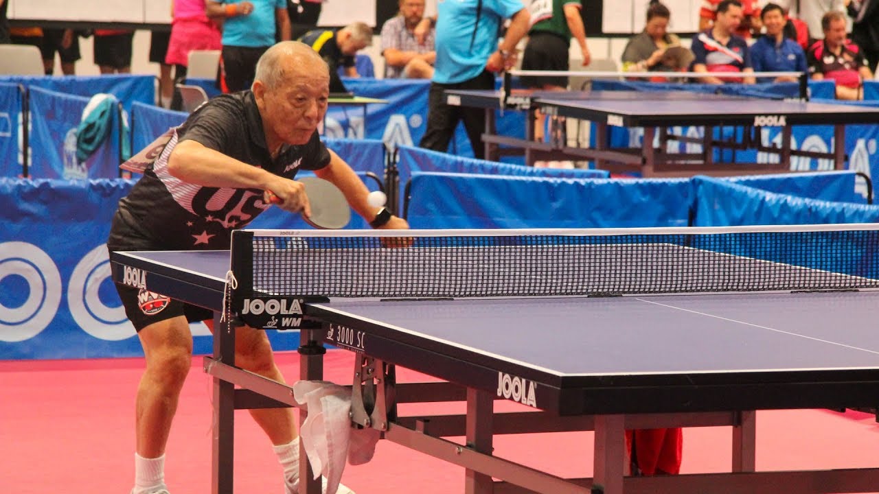2018 World Veteran Championships Table Tennis - Singles Quarterfinals ...