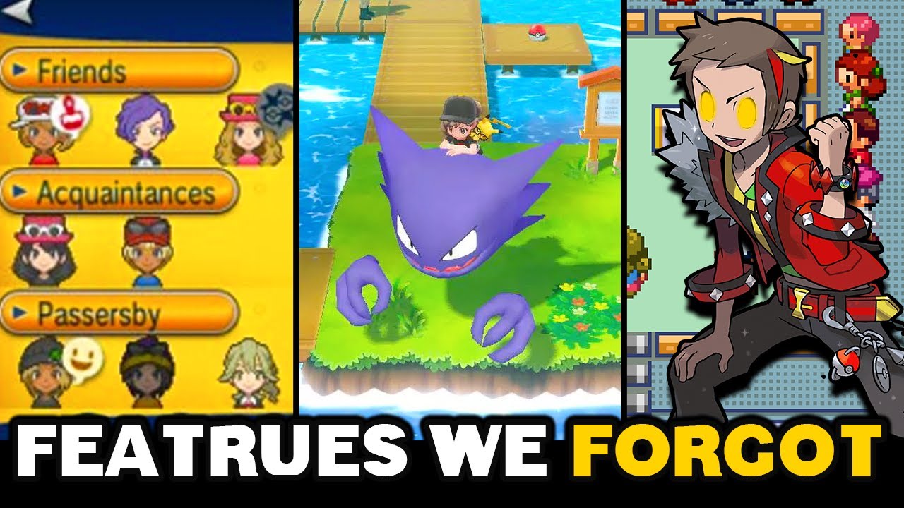 FEATURES in Pokémon Games You Forgot About & That Need to Return - YouTube
