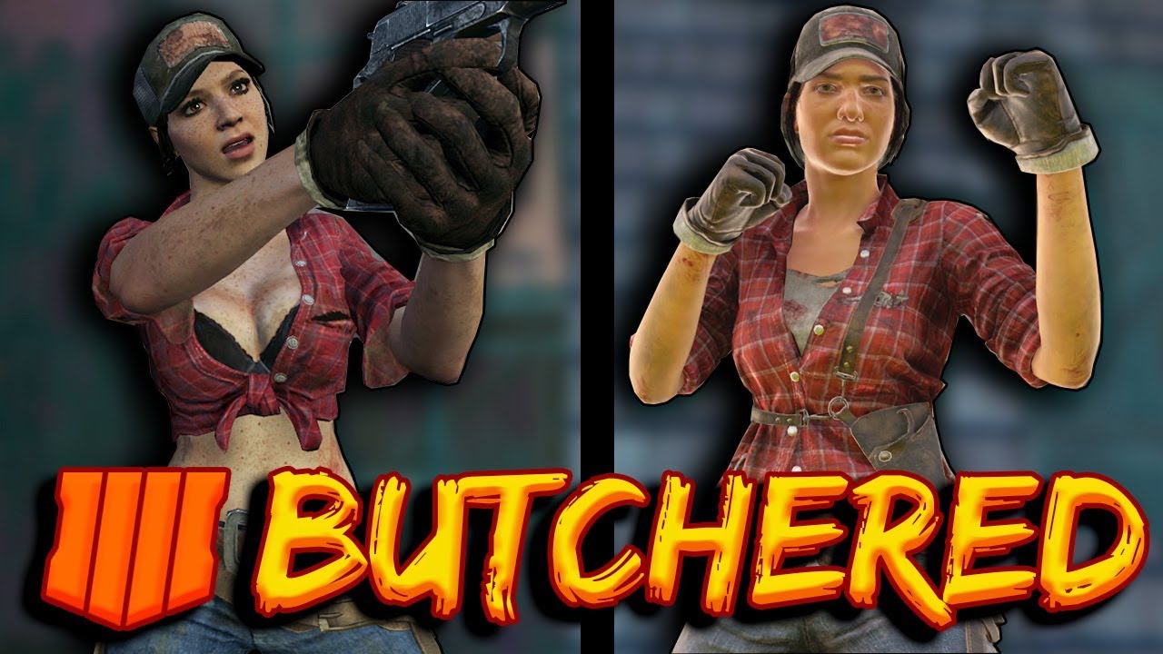 They Butchered Misty In Blackout Side By Side Comparison Bo4 1120
