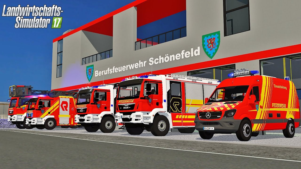 LS17 - Die modernste Berufsfeuerwehr im Landwirtschafts Simulator - YouTube