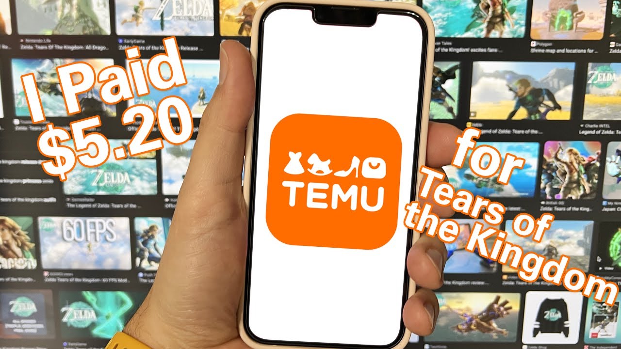 Testing out this Temu Zelda Tears of the Kingdom Deal - YouTube