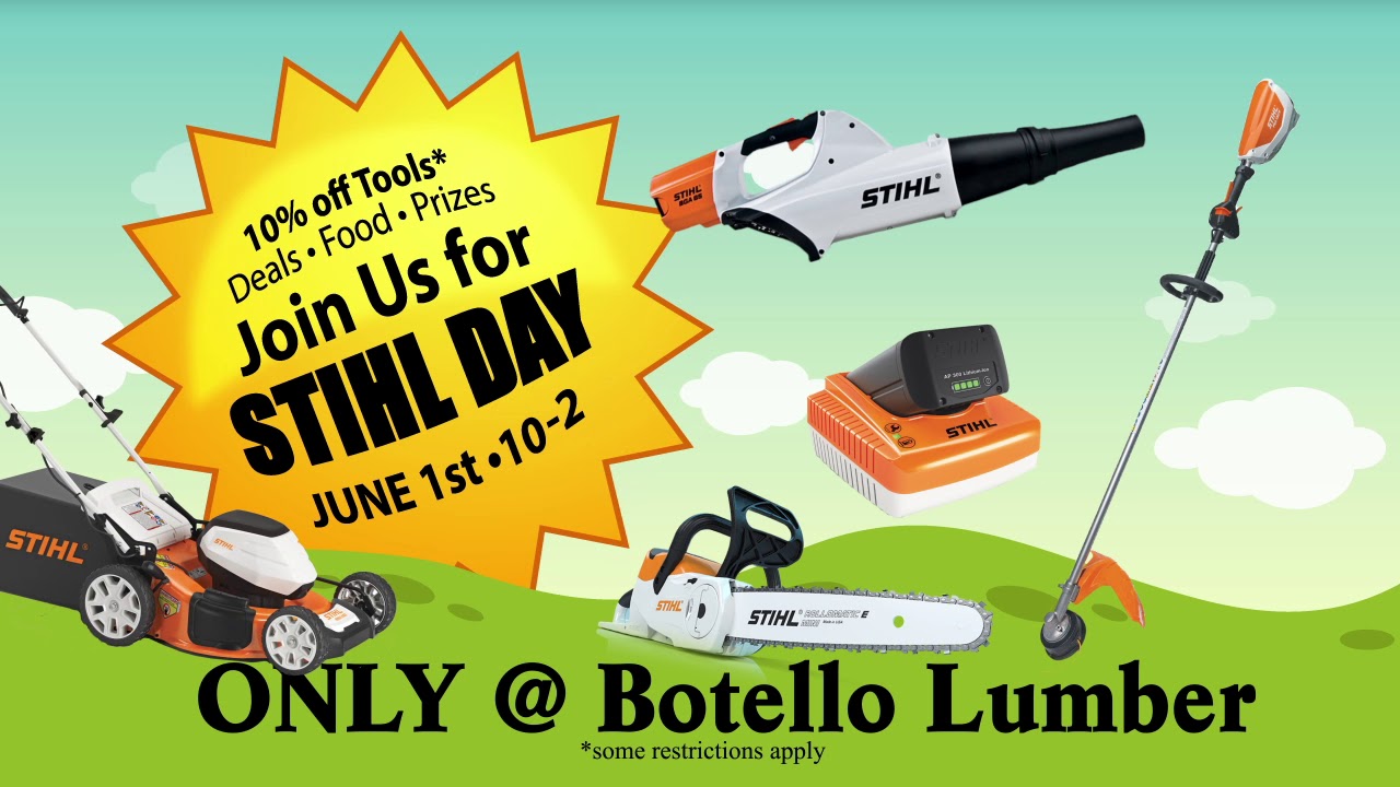 STIHL day @ Botello Lumber June 1st 2019 - YouTube