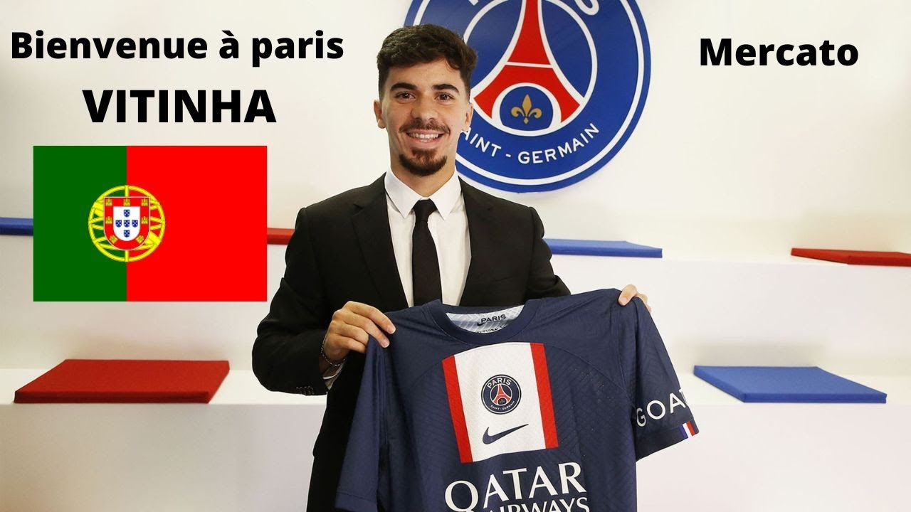 Mercato PSG : Vítor Machado Ferreira VITINHA est parisien - YouTube