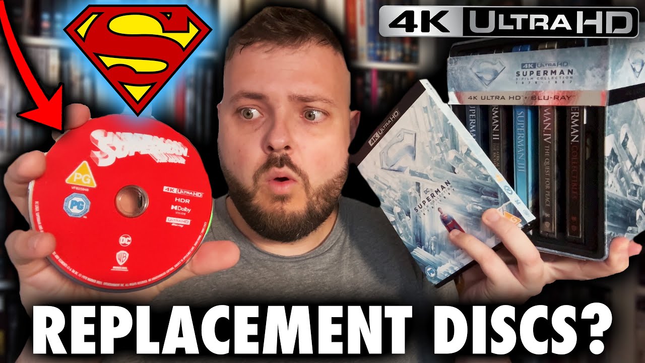 Superman 4K Blu-ray REPLACEMENT DISCS – How to Get Yours?? - YouTube