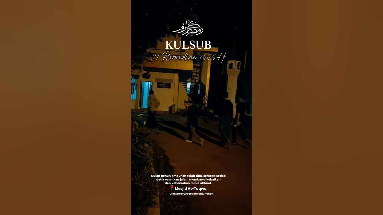 Kulsub 21#ramadan #kareem #kultumsubuh #shortvideo #viralvideo #video #fyp - YouTube