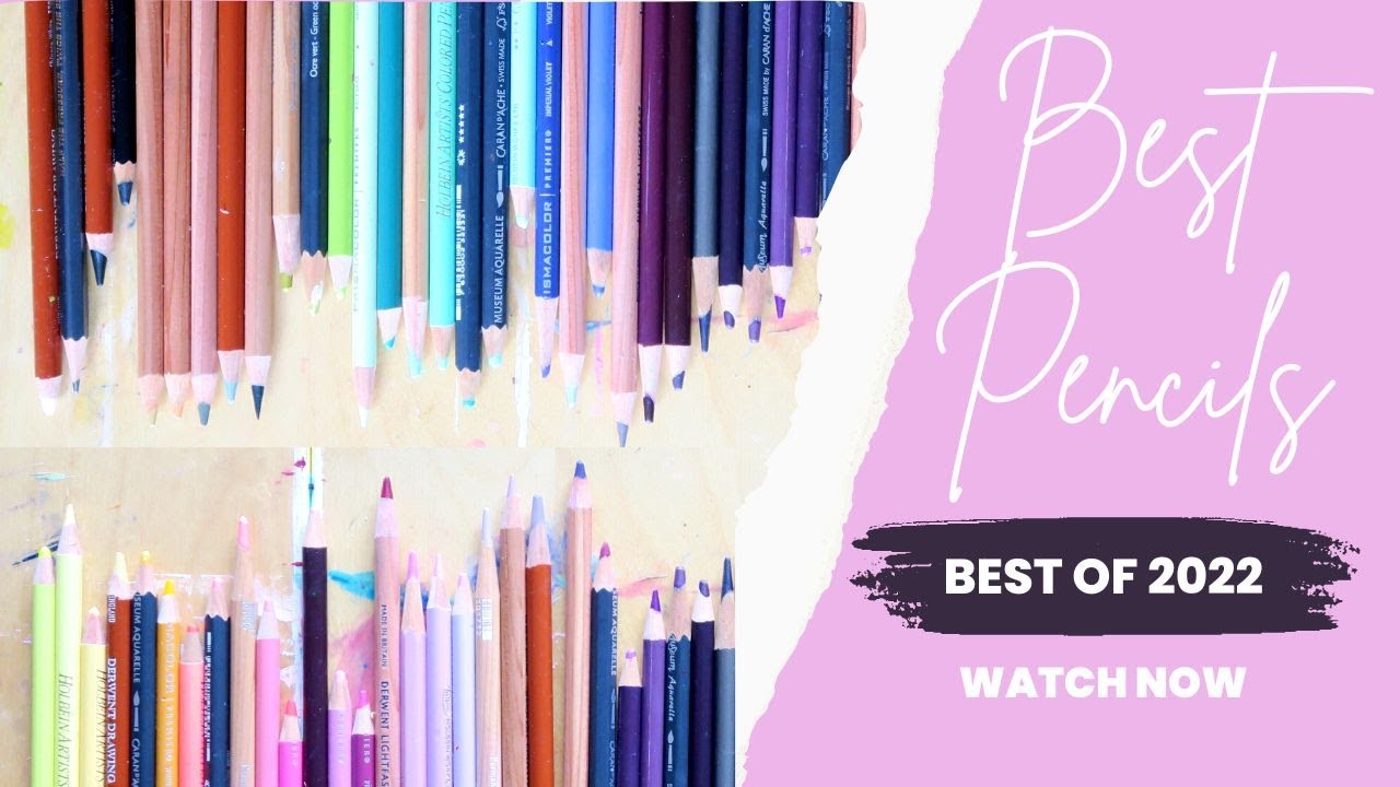 Best Pencils Of 2022! Prismacolor, Holbein, Derwent & More! - YouTube